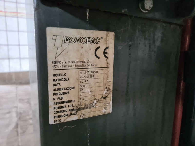 1997 ROBOPAC R 1205 Basic Pallet wraper | Food industry equipment | 1134